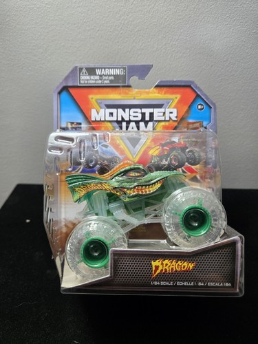 Dragon MONSTER JAM Ghost Crew Truck 2024 1/64 Spin Master Series 37 ...