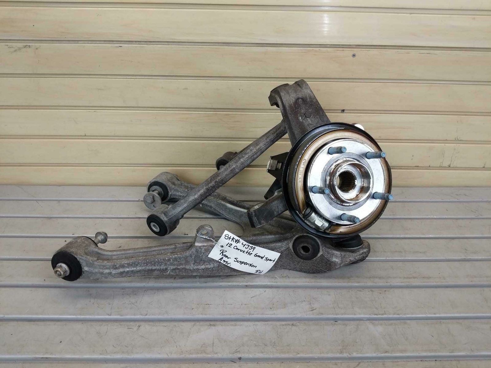 12-13 C6 Corvette OEM RH Rear Suspension Assembly w/o Crossmember (opt ...