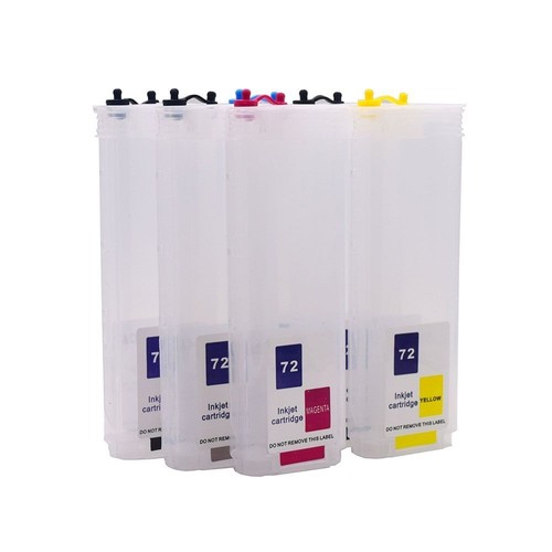 Refillable Ink Cartridge For HP72 HP Designjet T610 T620 T770 T790 ...