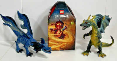Lego NINJAGO 2007 Dark Dragon Blue Dragon Lego Blocks Toys Building ...