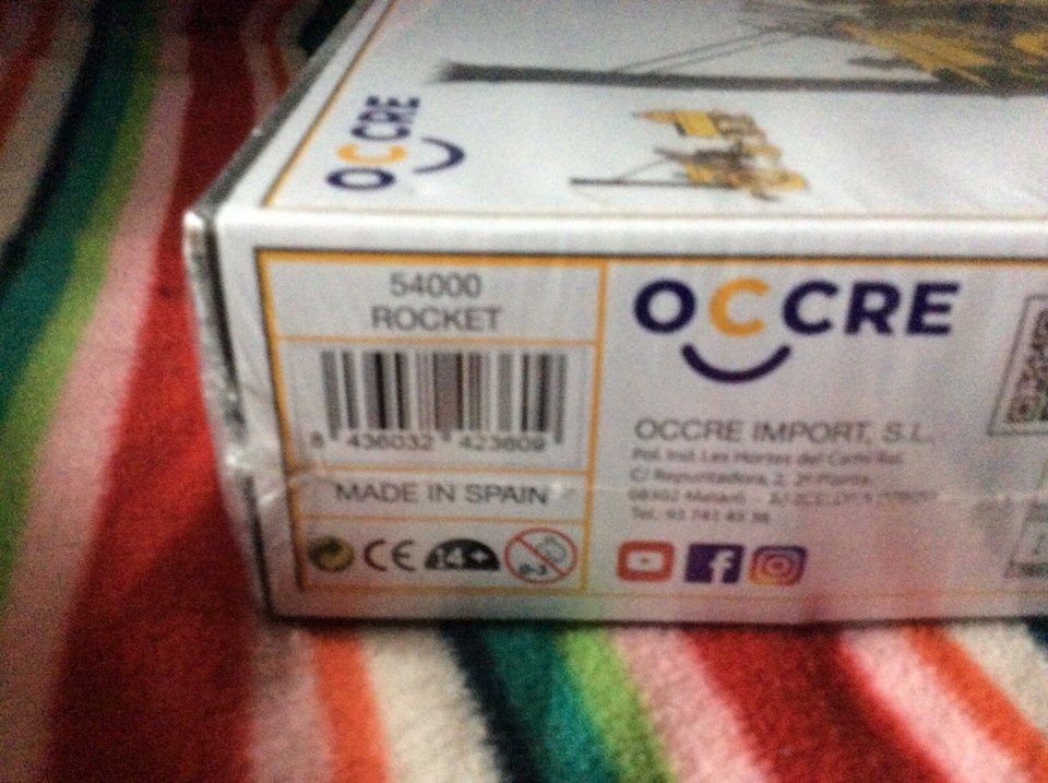OCCRE ROCKET 1:24 MODEL KIT, NEW, SEALED NEVER OPENED | eBay