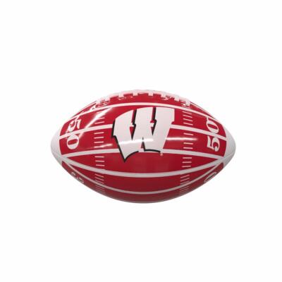 Wisconsin Badgers Glossy Field Mini Football | eBay
