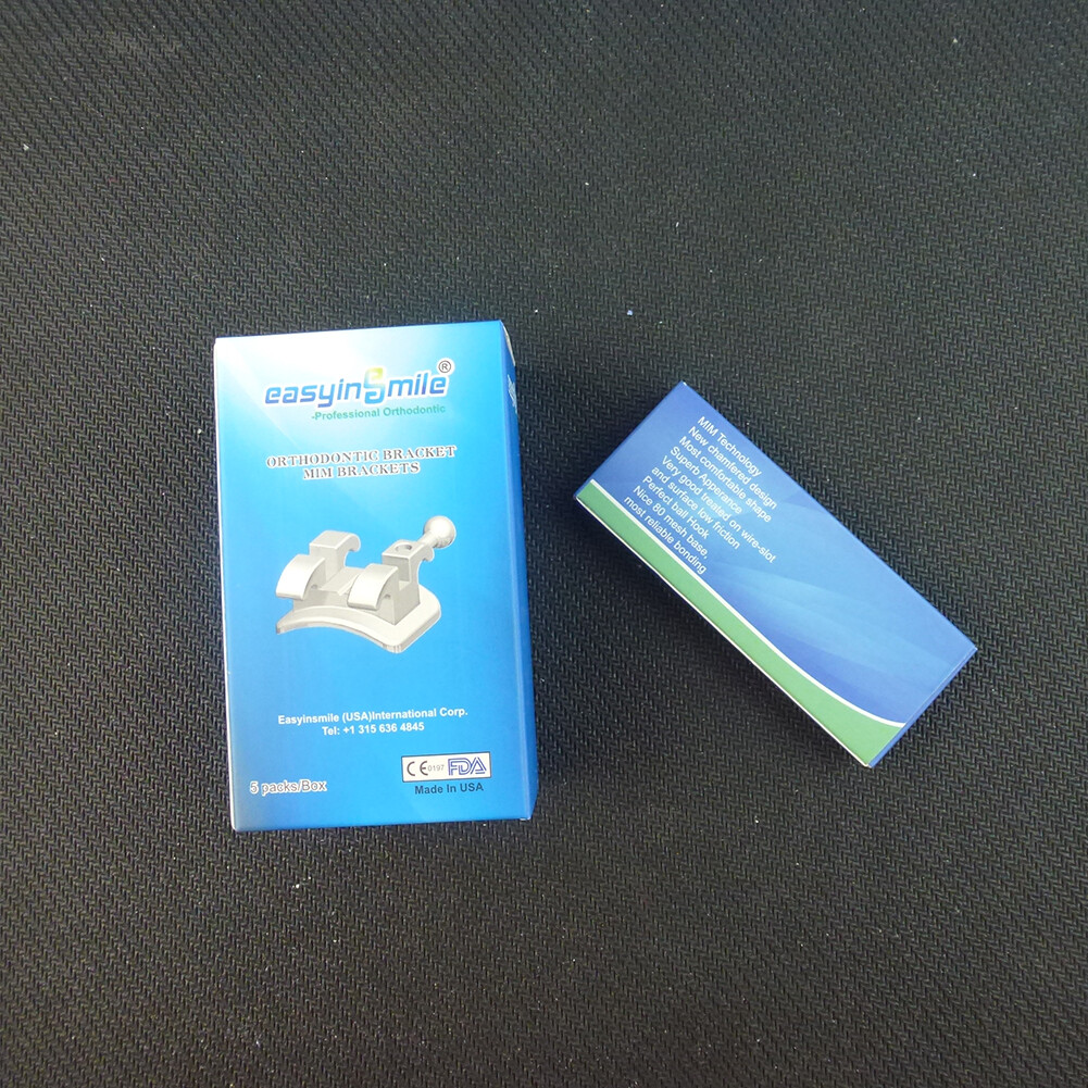 50Pack Dental Orthodontic Mini Metal Brackets MIM Braces MBT/ROTH 022 3 ...