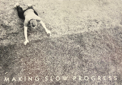 Funny Postcard “ MAKING SLOW PROGRESS” Vintage Black & White, Rare-Out ...