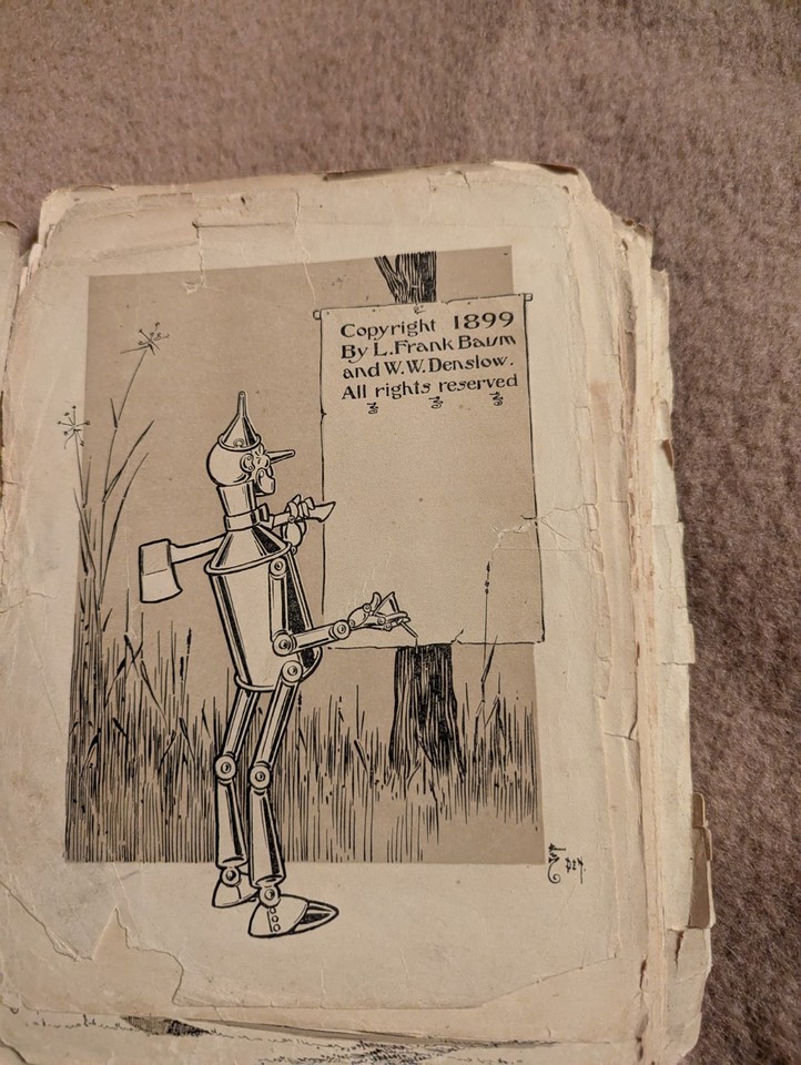 Lot of 6 First Edition Frank L Baum Wizard Of Oz Books Wizard Of Oz 1st ...