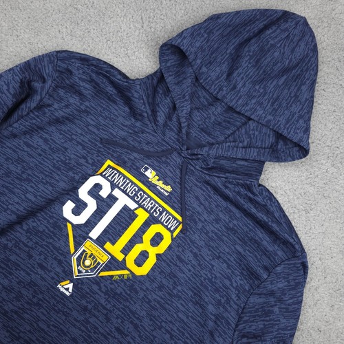 Majestic MLB Authentic Collection Hoodie Pullover ST18 Baseball 2XL | eBay