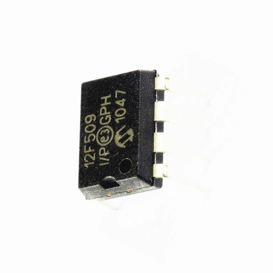 10PCS PIC12F509-I/P 12F509 MICROCONTROLLORE PIC New | eBay