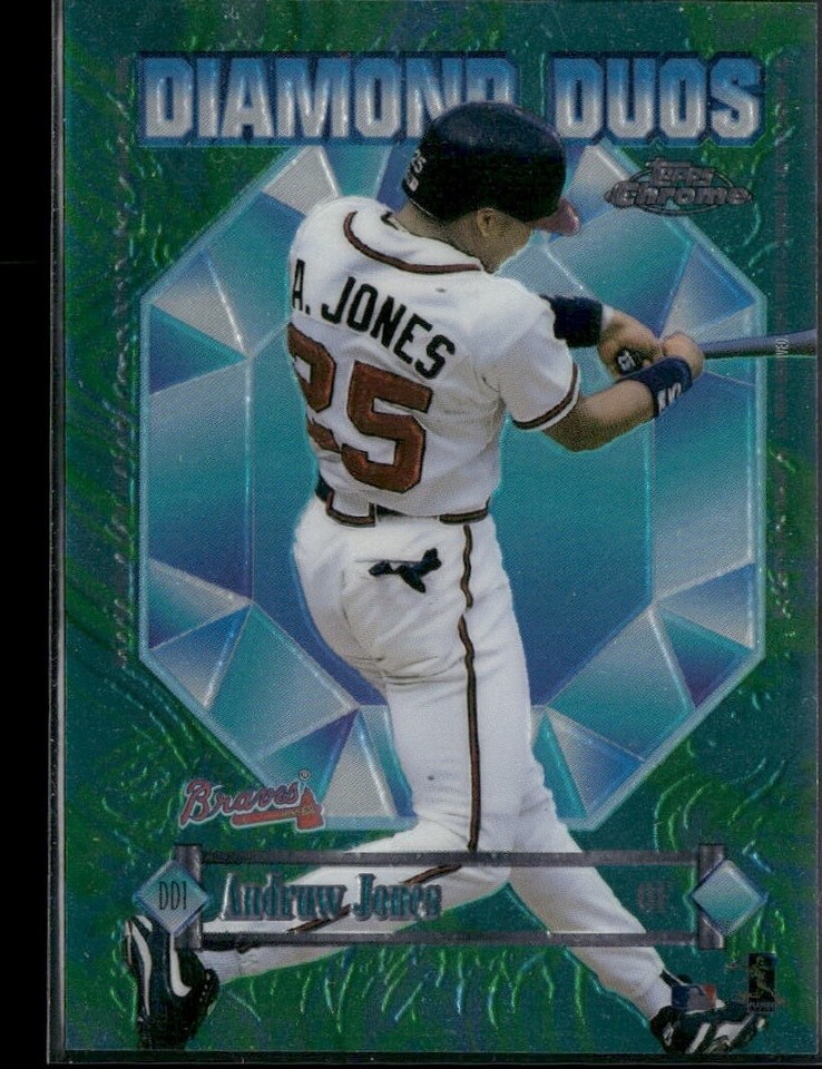 1997 Topps Chrome #DD1 Chipper Jones / Andruw Jones Diamond Duos | eBay