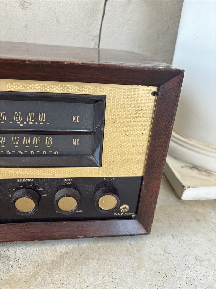 Pilot Pilotuner Model AF-825 AM-FM Tube Tuner Preamp Working | eBay