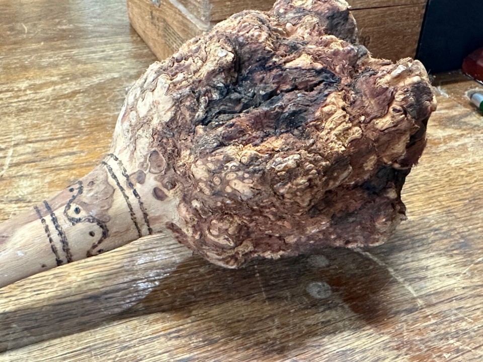 Antique Native American Root War Weapon and Native Wood War Weapon set ...