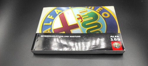 Alfa Romeo 159 Service User Manual Book / Handbook DEUTSCH / German | eBay