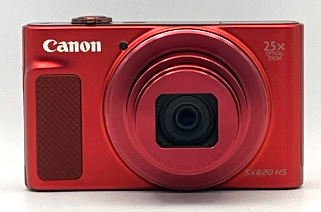 Canon Compact Digital Camera PowerShot SX620 HS Red Optical 25x Zoom/Wi ...