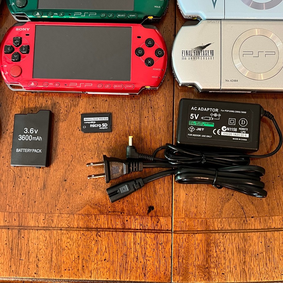 Sony PSP 3000 PSP 1000 System Bundle w/ 64gb & QUALITY Battery ...