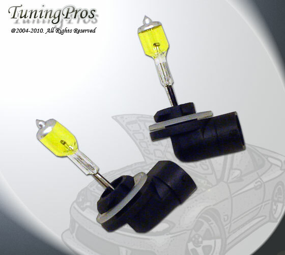 1 Pair 12V 37.5W 894 Hyper Yellow Xenon Gas HID Foglight 3000K Light ...