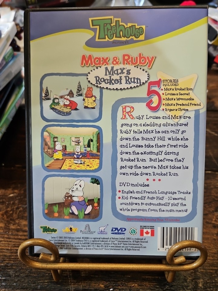 Max Ruby: Maxs Rocket Run (DVD, 2004, Canadian) 625828021992| eBay