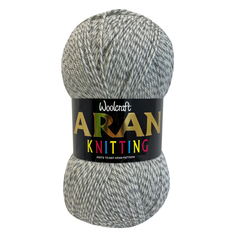 Aran Wool Woolcraft Aran 400g Knitting Yarn, Acrylic Or Wool Mix 40 ...