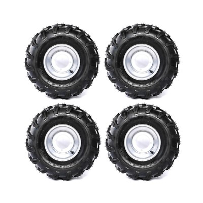 4pc 18x9.5-8 18x9.50-8 Tyre Rim Wheel 4 Stud ATV Quad Dirt Bike Buggy ...
