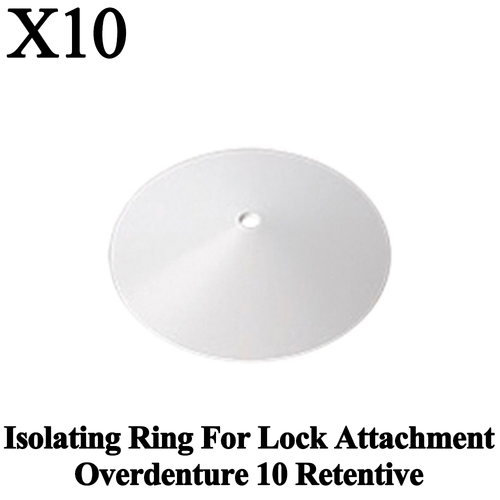 10pcs Isolating Ring For RS Lock Attachment Dental Overdenture ...
