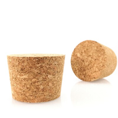 Large Tapered Solid Cork Bung Stopper Bottle Demijohn 56-65 mm Free P&P ...