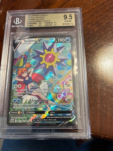 2022 Pokemon Starmie V F/A Trainer Gallery TG13/TG30 Astral Radiance ...