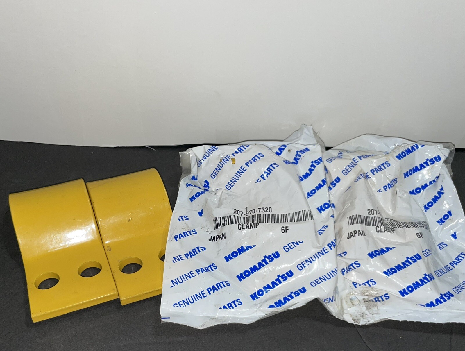 komatsu 4 Clamps part number 207-970-7320 | eBay