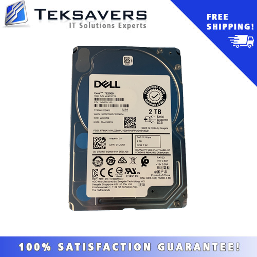 Dell 2TB 2.5" SAS 7.2k 12Gbps Hard Drive TMVN7 | eBay