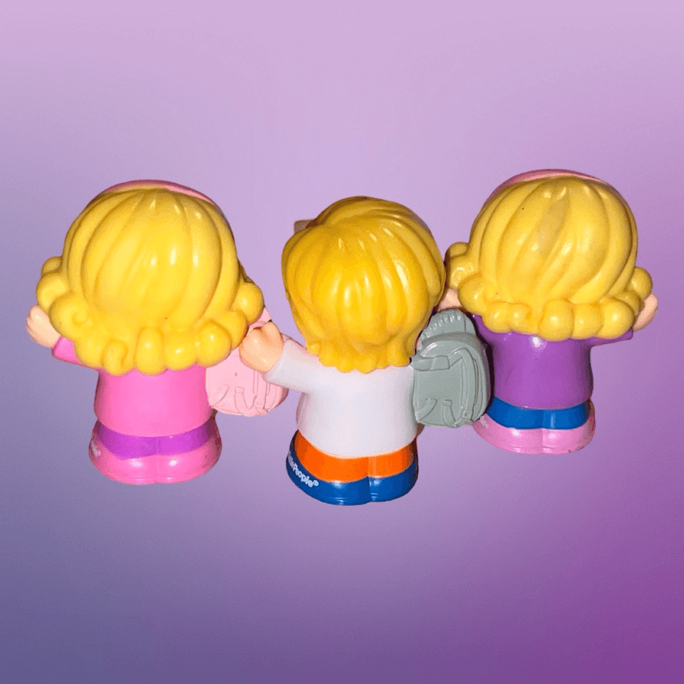 3 Fisher Price Little People Eddie Emma Figures B18 | eBay