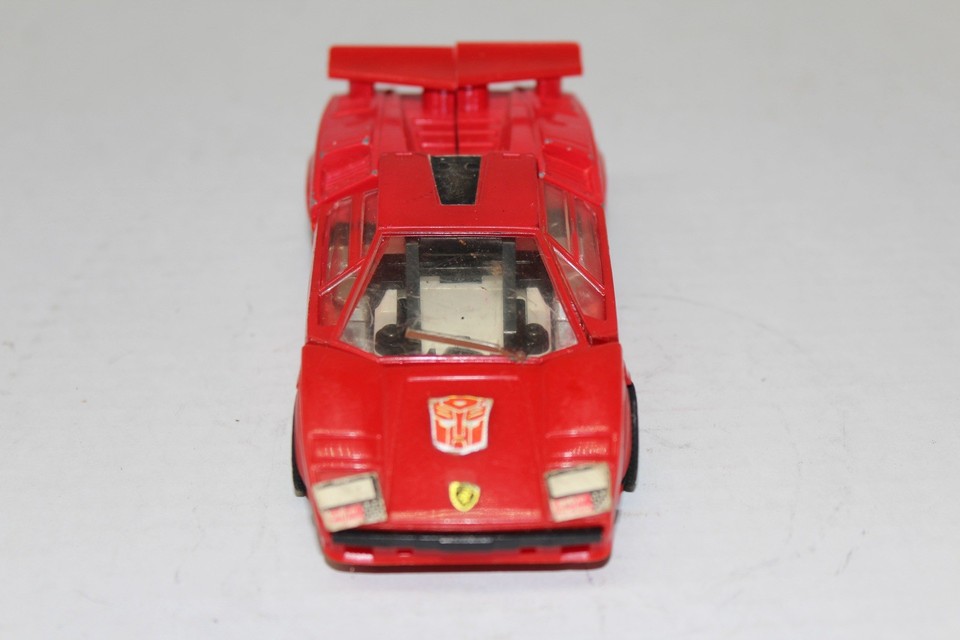 Sideswipe Lamborghini 1984 G1 Transformers Vintage Hasbro Action Figure ...