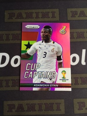 2014 Panini Prizm World Cup Asamoah Gyan Cup Captains Purple 23/99 ...
