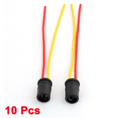 10 Pcs T10 Light Socket Lamp Bulb Holder Wire Harness Connector for Car ...