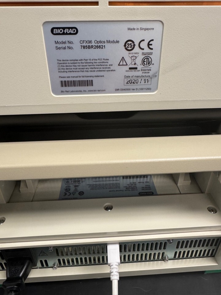 BIO-RAD CFX96 C1000 TOUCH Real-Time PCR System-New Performance Testing ...