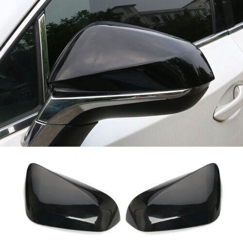 Gloss Black Outer Side Door Mirror Cover Wing Trims For Lexus RX350 NX ...
