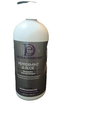 Design Essentials Peppermint & Aloe Therapeutics Anti-Itch Shampoo 32 ...
