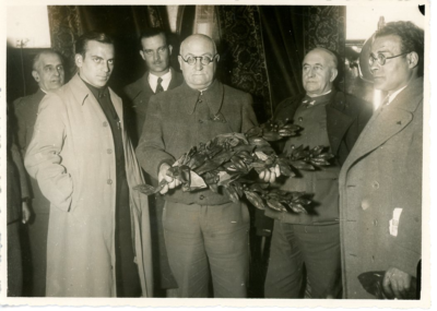 General josé miaja during d ' a ceremony press vintage print tirage | eBay