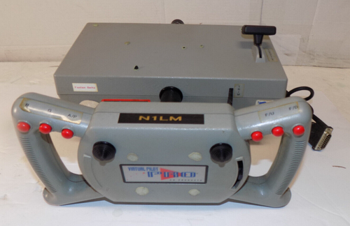 Vintage Virtual Pilot Pro Flight Simulator Yoke PC Gaming Controller | eBay