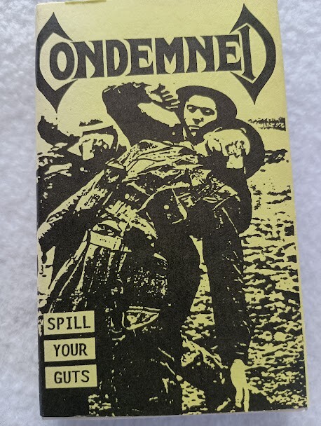 Condemned Spill Your Guts 1990 RARE Demo Cassette Thrash Metal Rock ...