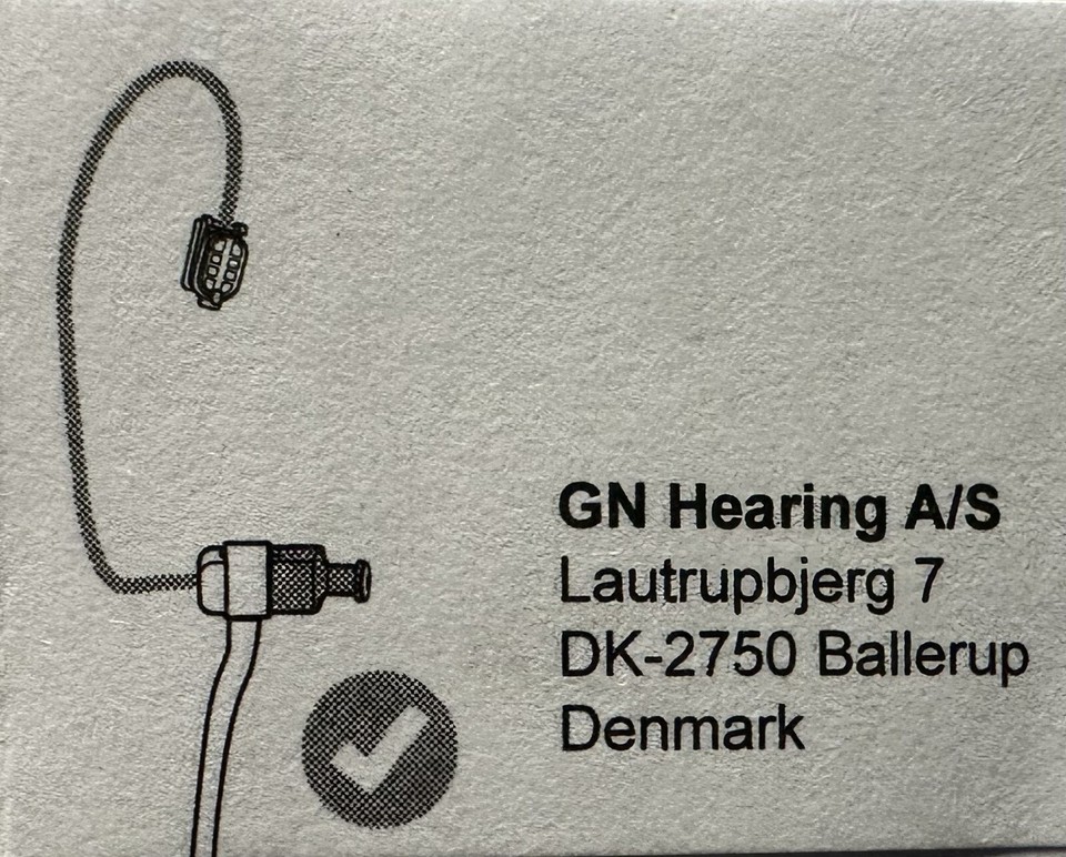 Resound Hearing Aid Medium Sport Retention Lock For Surefit 3 Speakers ...