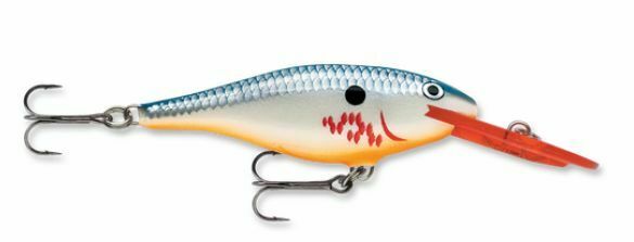 Rapala Shad Rap 07 Fishing Lures Bleeding Original Shad SR07BOSD ...