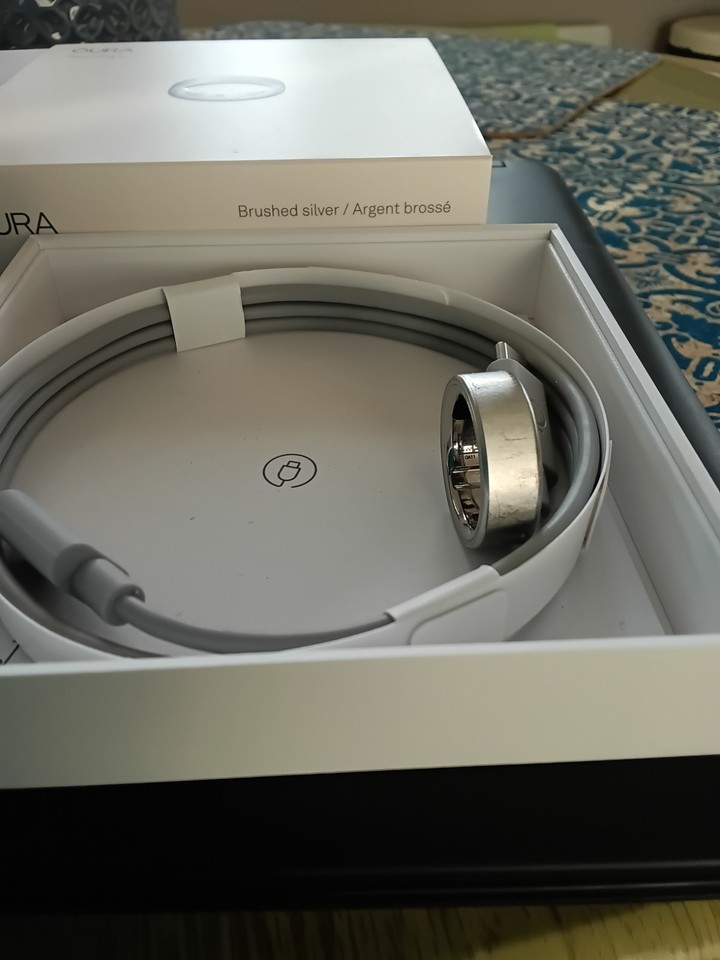 Oura Ring Gen 4 Brushed Silver Size 9 – Used, Minor Scratches, Fully ...