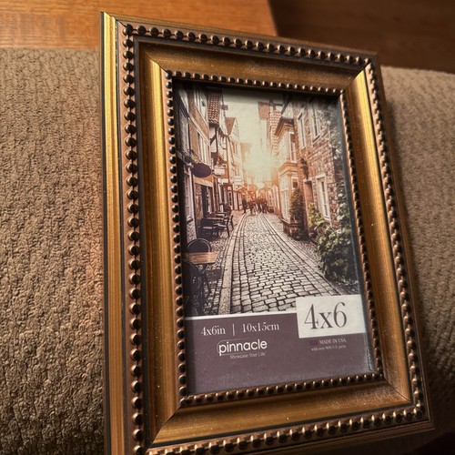 NWT Pinnacle Gold Picture Frame That Holds 4”x6” Photo | eBay