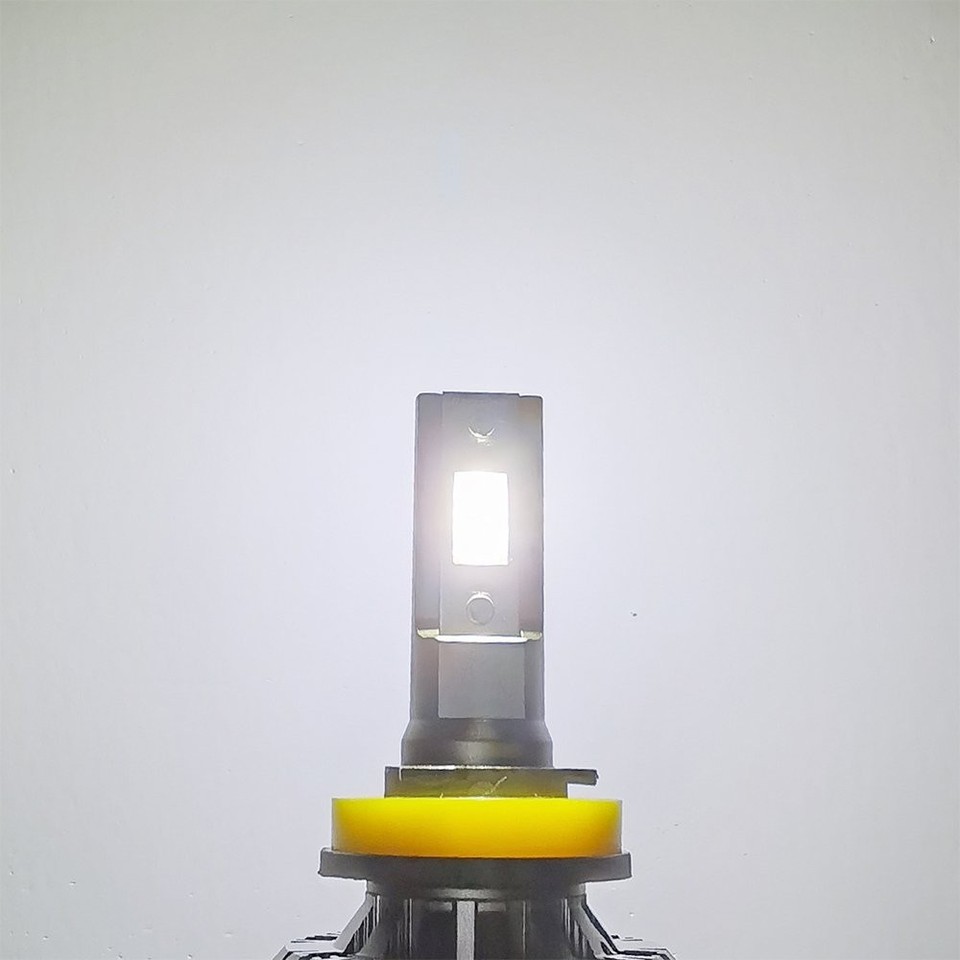 Super Bright White H11 H8 LED Headlight High Beam Headlamp Low Beam ...