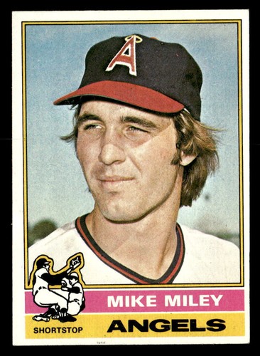 Mike Miley 1976 Topps Rookie Card #387 California Angels | eBay