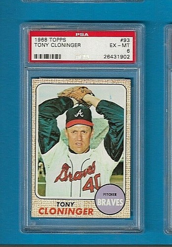 1968 Topps - Tony Cloninger #93 for sale online | eBay