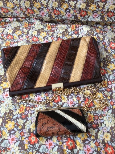 Vintage 1970’s Jane Shilton leather snakeskin bag | eBay