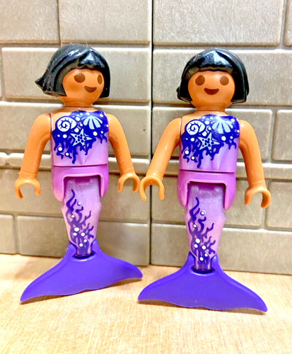 PLAYMOBIL Personnage Sirène des Mers Fée Bébé Fantastique Océan Plage ...