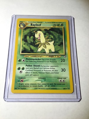 Bayleef - Neo Genesis Set - 28/111 - Uncommon - Pokemon Card ...