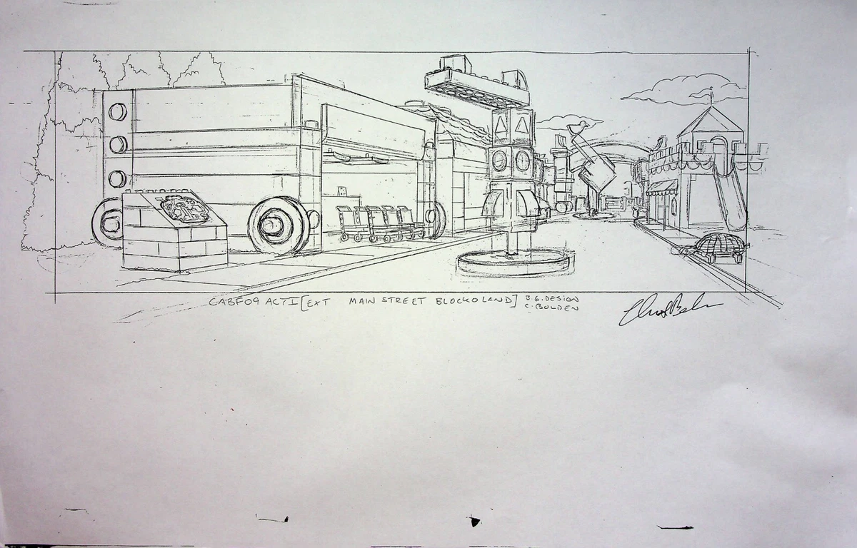 Animation Background Layout Design