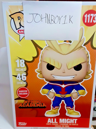 Funko POP! Mega My Hero Academia All Might 18-in Vinyl Figure GameStop ...