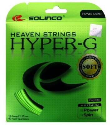 Solinco Hyper G Hyper-G Soft 18 Gauge 1.15mm Tennis String NEW | eBay