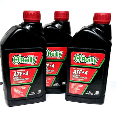 O'Reilly Full Synthetic ATF+4 Automatic Transmission Fluid - 3 Quarts ...